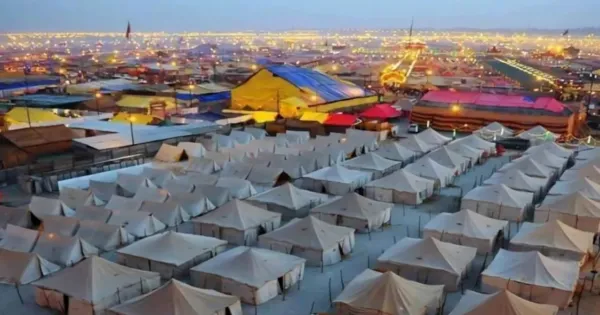 संगम तट पर श्रद्धालुओं को मिलेगा आध्यात्मिक पर्यटन अनुभव, आधुनिक टेंट ...